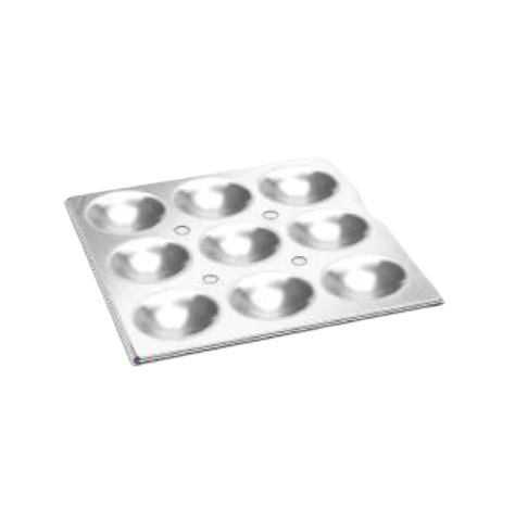 Stainless Steel Idli Tray, 9 Idli's, 3.5" Diameter, 12" x 12.5", SS 30 ...