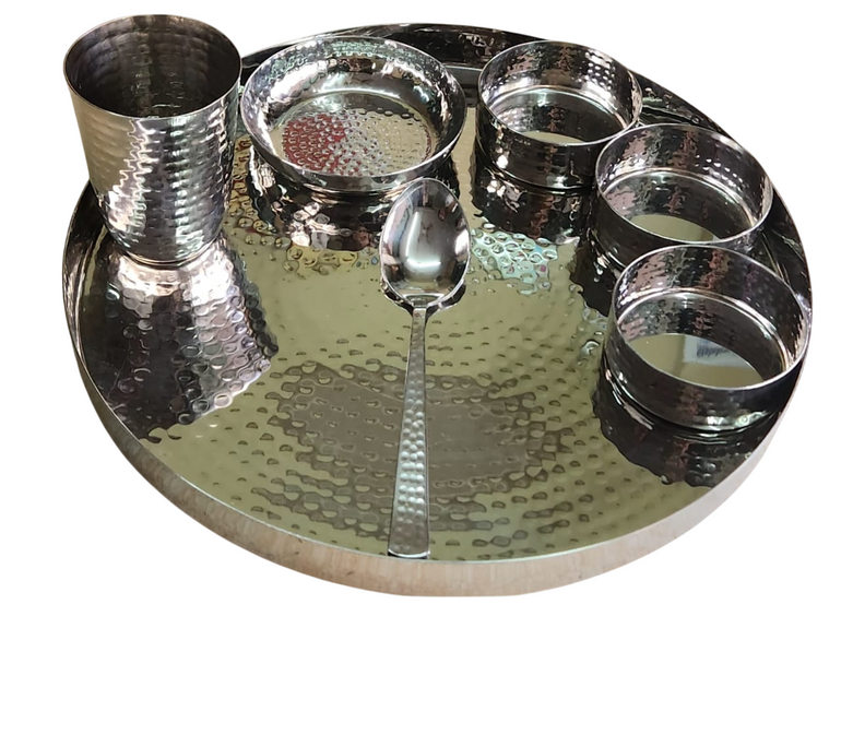 Traditional Thali Sets in Steel, Copper & Brass | JS Hotelware