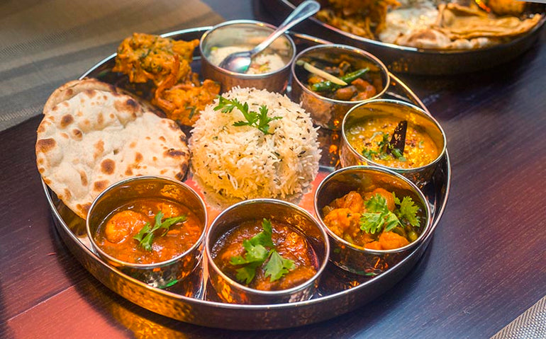 Traditional Thali Sets in Steel, Copper & Brass | JS Hotelware