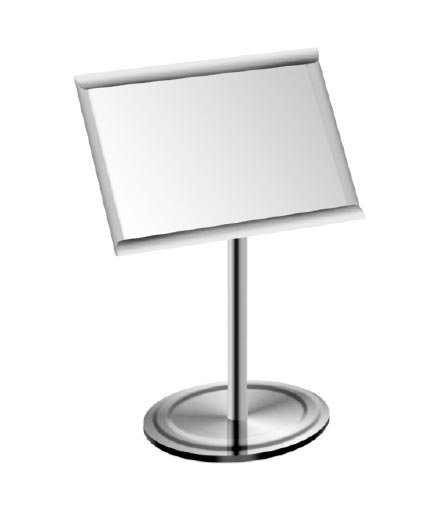Stainless Steel Table or Buffet Display Menu Card Stand, 5" – JS Hotelware